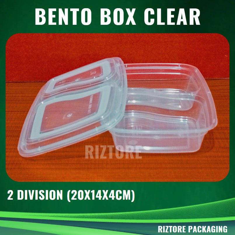 Clear Bento Box – Riztore Packaging