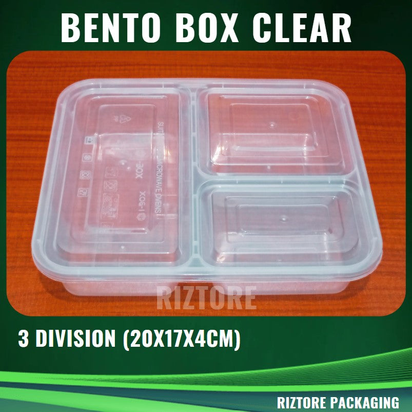 Clear Bento Box – Riztore Packaging