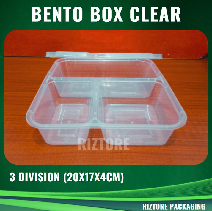 Clear Bento Box – Riztore Packaging