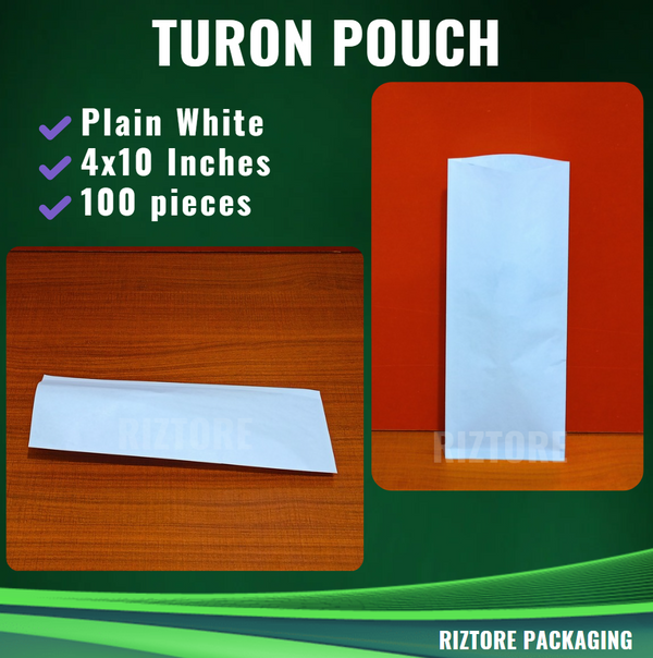 Greaseproof paper Wrapper/Pouch for Turon 4x10" – Riztore Packaging