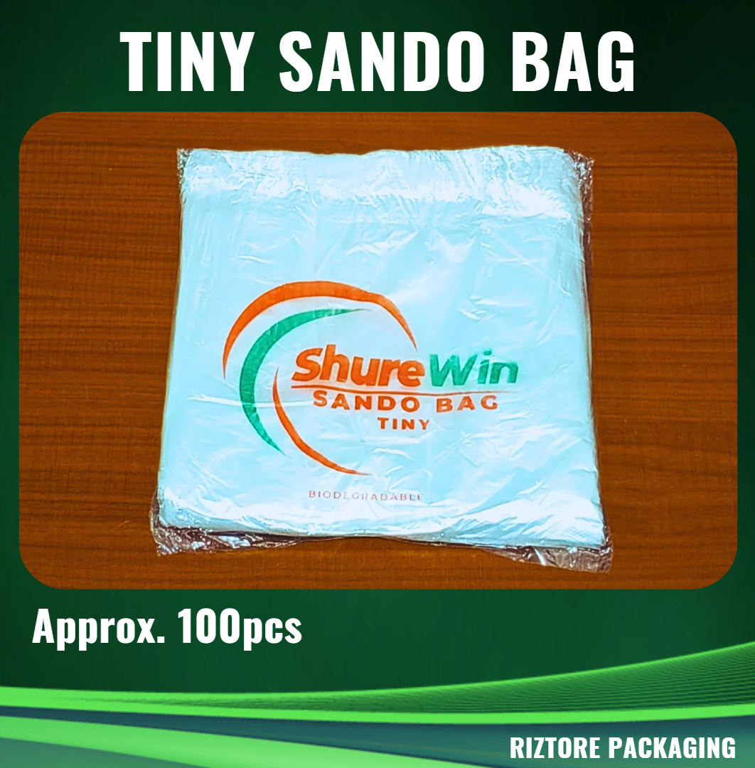 Transparent Sando Bag Mini, Tiny, Medium, Large, XL – Riztore Packaging