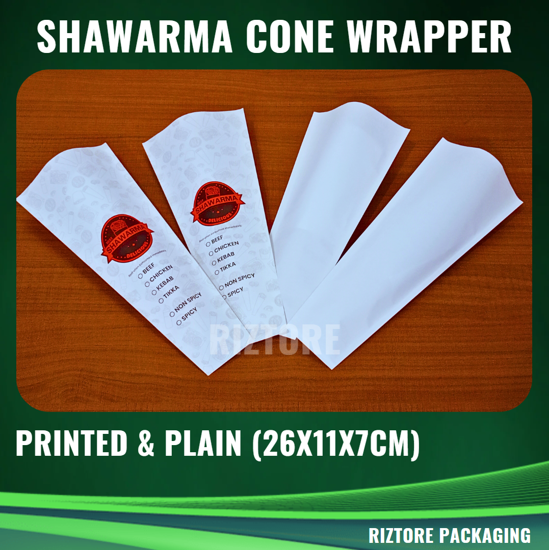 Shawarma Cone/Wrapper Paper – Riztore Packaging