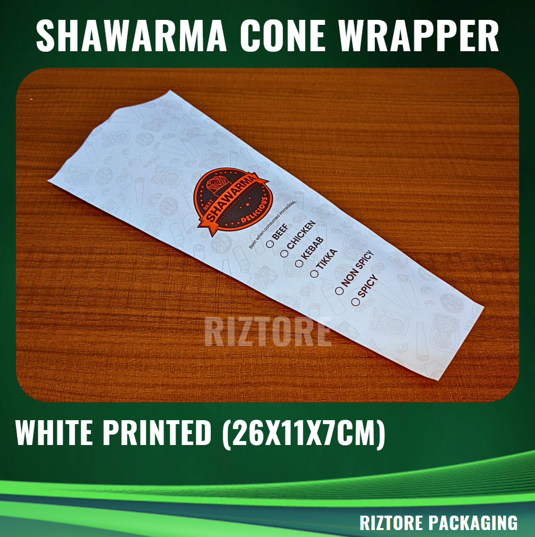 Shawarma Cone/Wrapper Paper – Riztore Packaging
