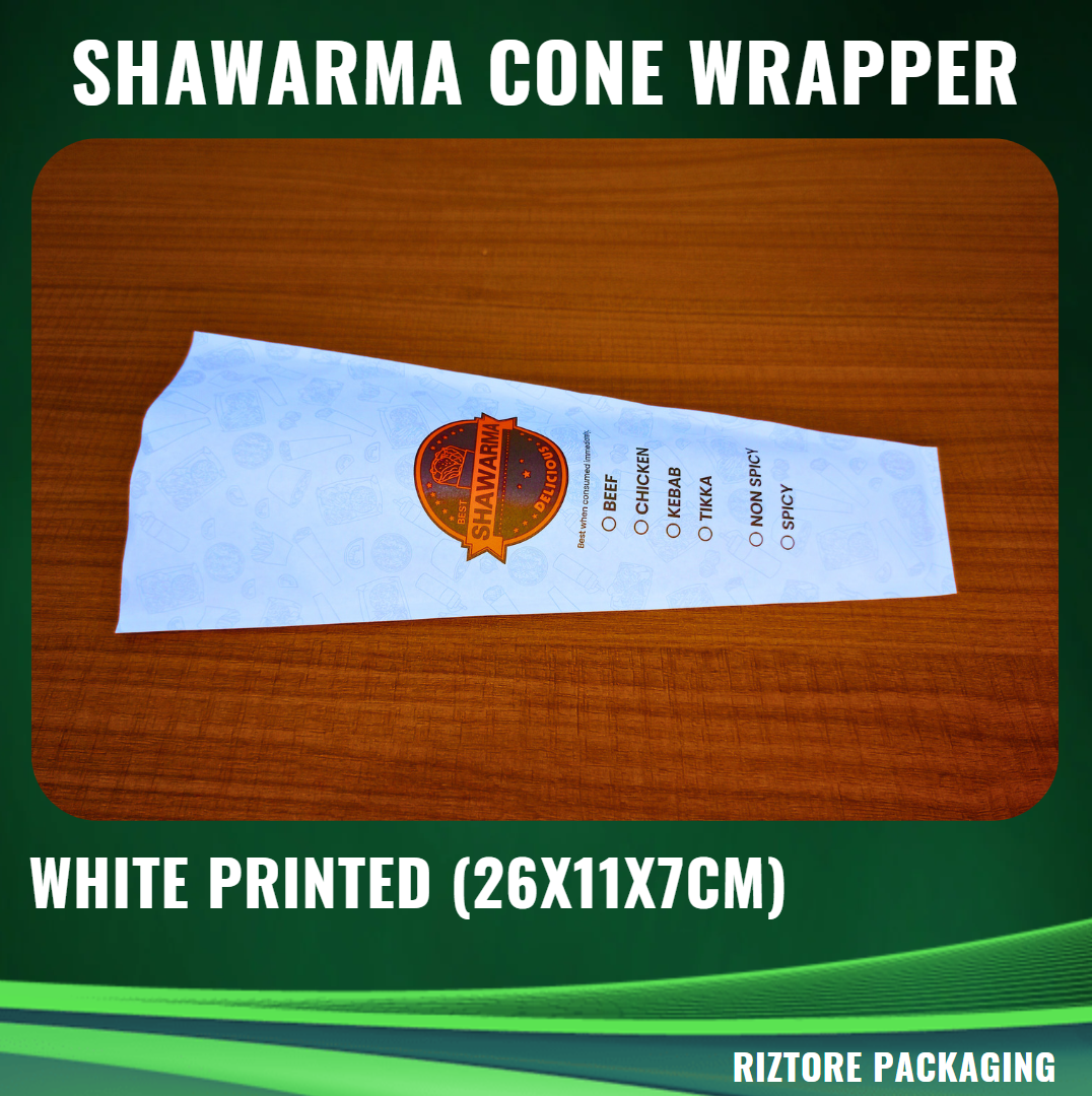 Shawarma Cone/Wrapper Paper – Riztore Packaging