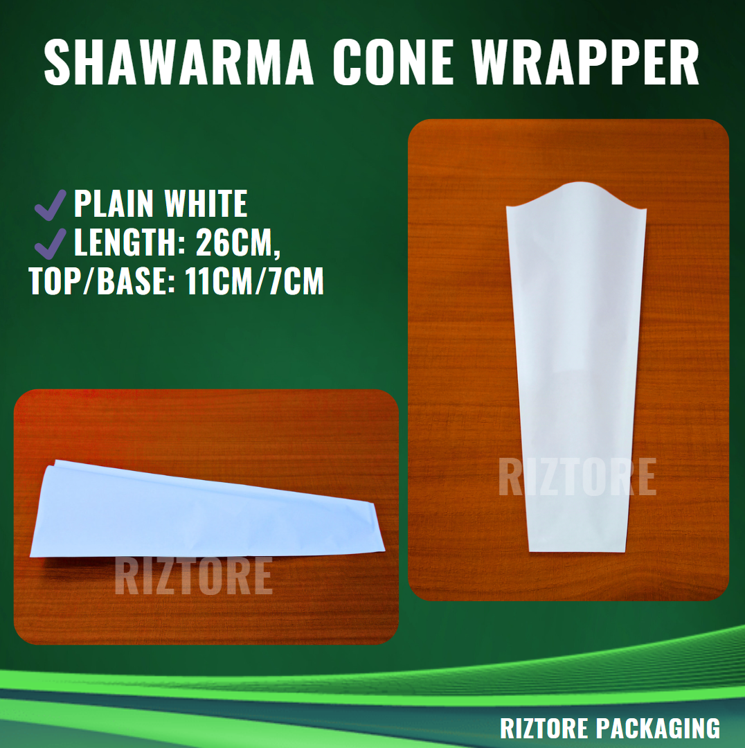 Shawarma Cone/Wrapper Paper – Riztore Packaging