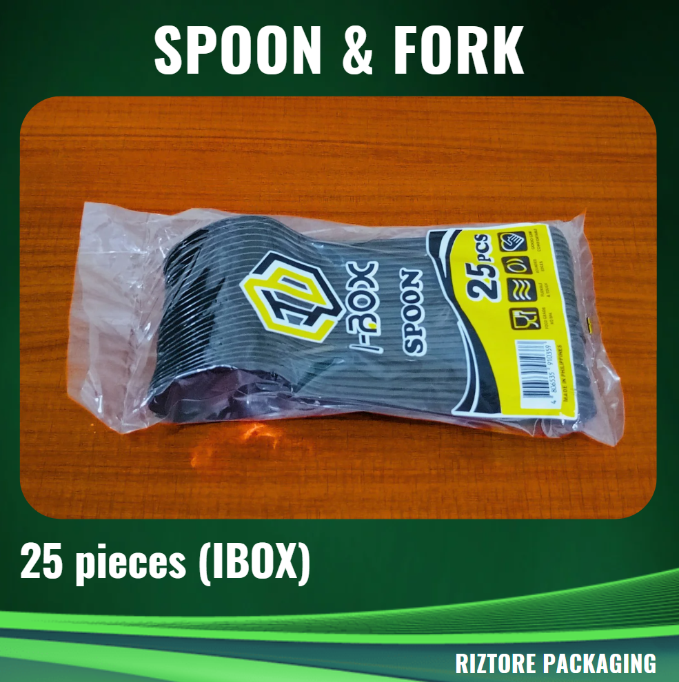 Heavy Duty Plastic Spoon and Fork (IBOX) – Riztore Packaging